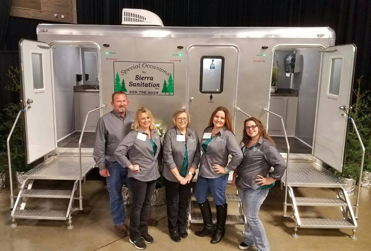Luxury Portable Bathrooms in Visalia - Exclusive VIP Toilets
